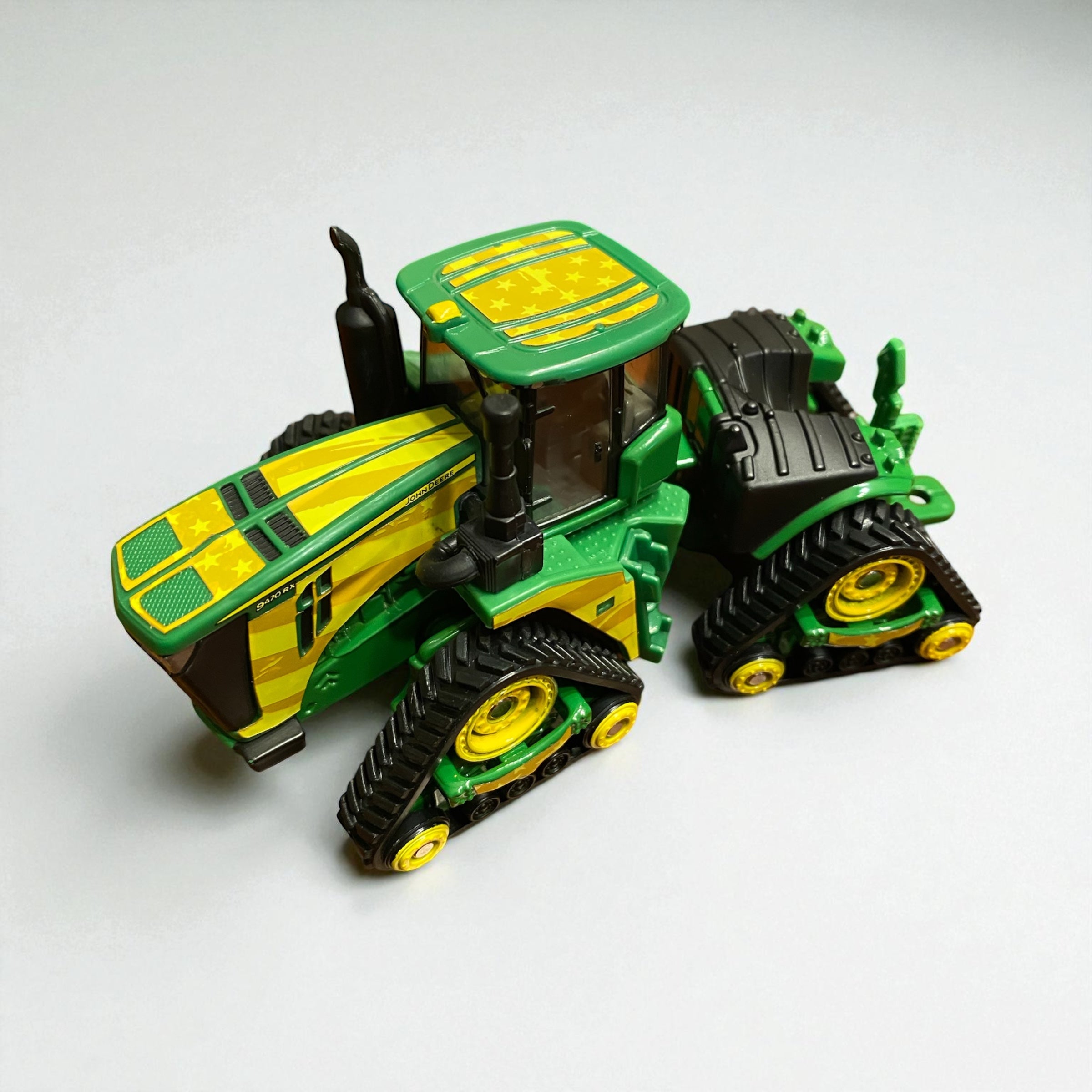 1/64 John Deere 9470RX Tractor Custom Yellow U.S.A. Flag Vinyl Wrap ...