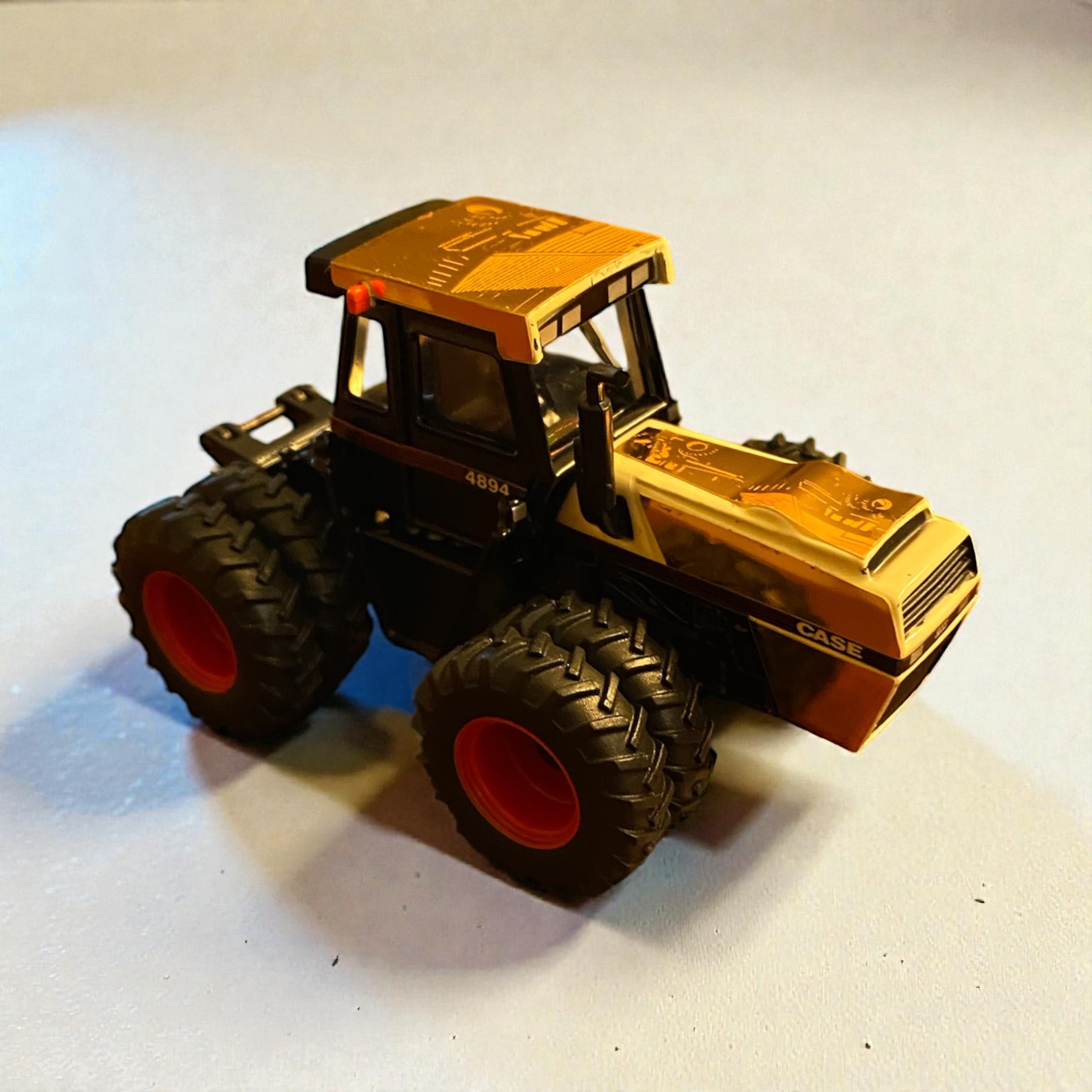 1/64 Prestige Case 4894 Tractor Custom Engraved Tractor Scene Bronze V ...
